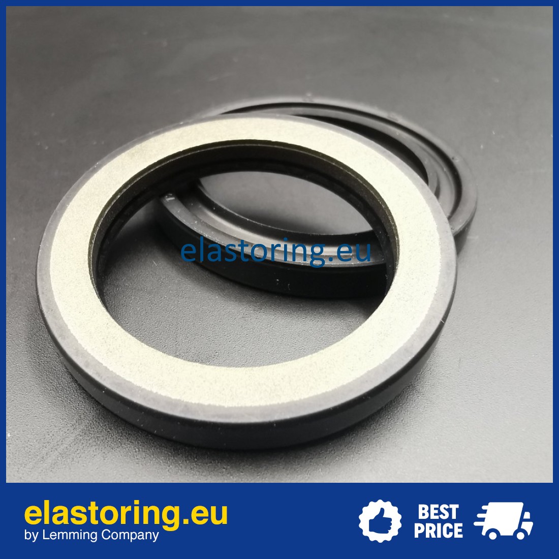 High pressure shaft seal 28,6x39x4,9 NBR [633B0361]